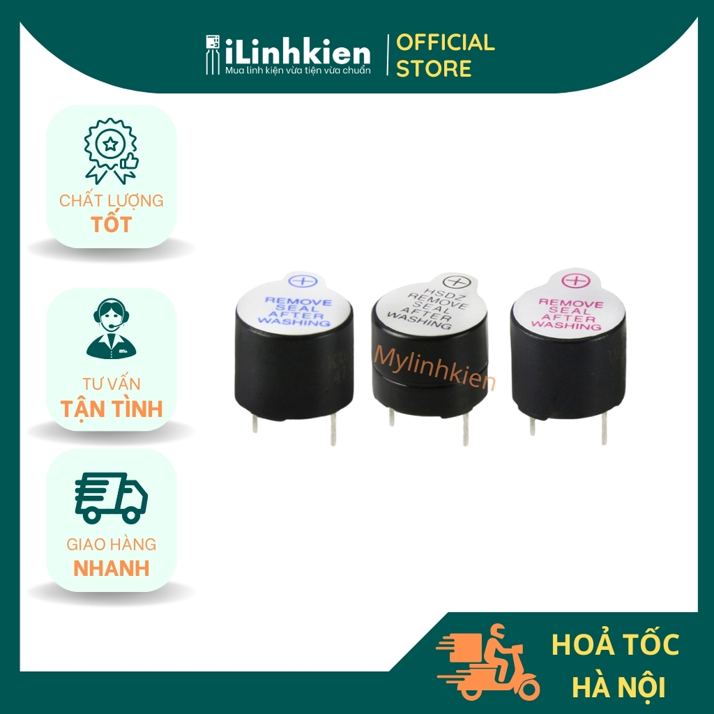Genuine Mylinhkien 3V, 5V, 12V chip buzzer. | Shopee Philippines