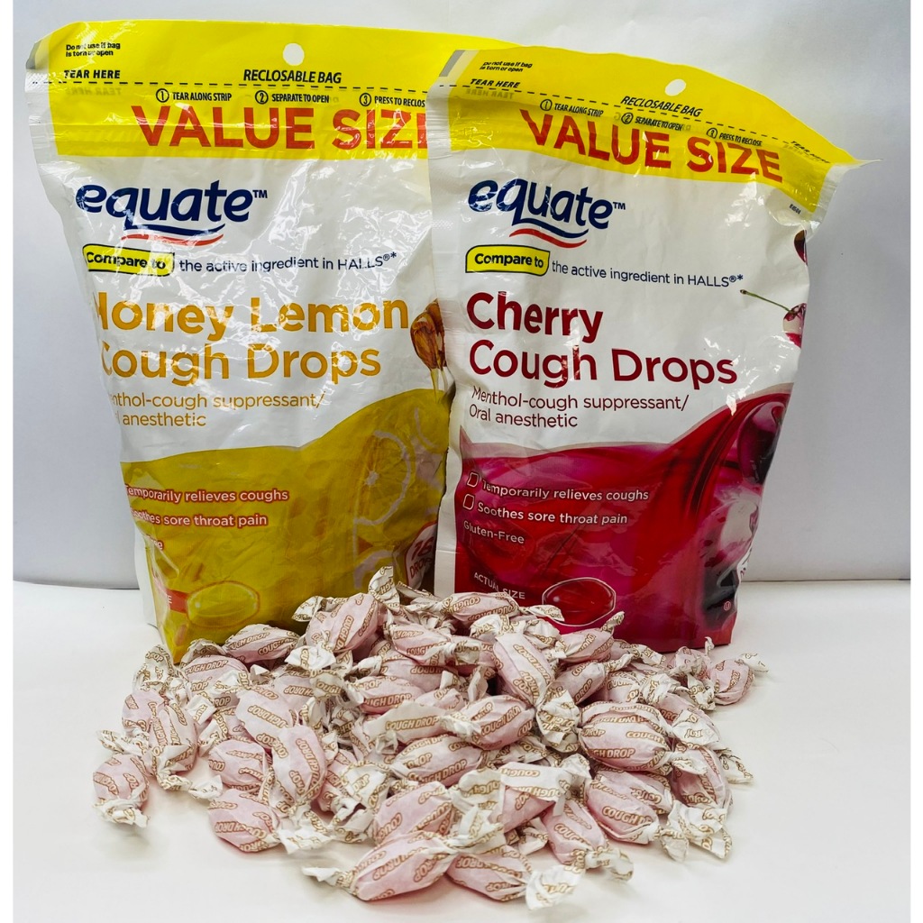 Equate Cough Drops lemon honey Cough lozenges, 30 pieces from the US | Shopee Philippines