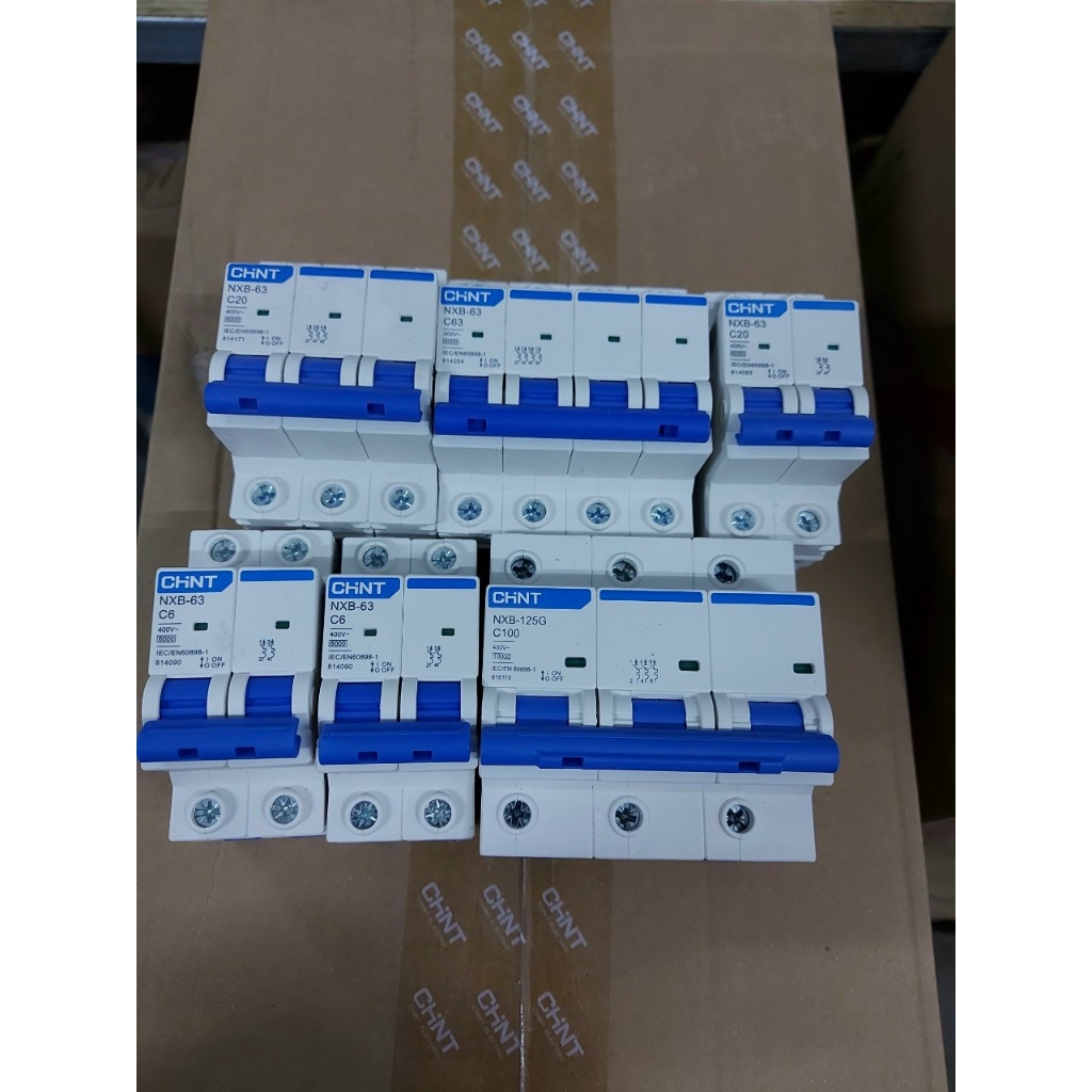 Aptomat MCB 2P -3p - 125/100A/80A NXB-125 Chint | Shopee Philippines
