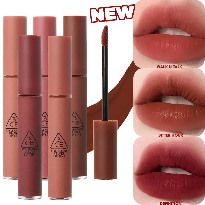 3ce VELVET LIP TINT 4G | Shopee Philippines