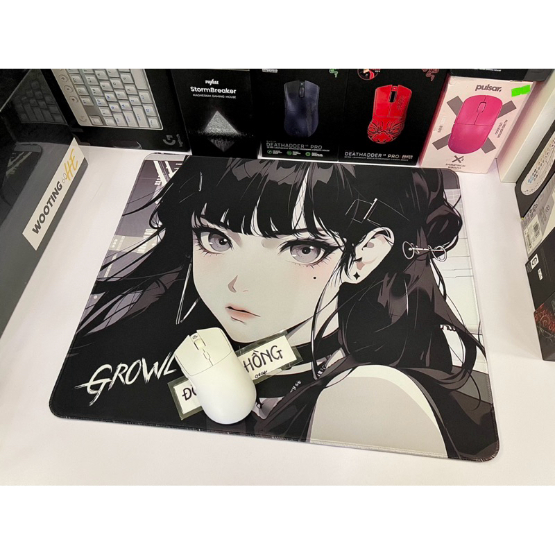 (GENUINE) Growl brand mouse Pad with poron base, super grip on the ...