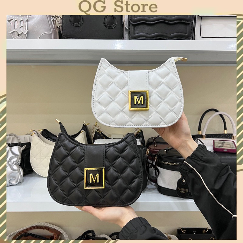 Women's Crossbody Bags Slingshotch M-shaped Boat Shape Cheap Fashion QG Store | Shopee Philippines