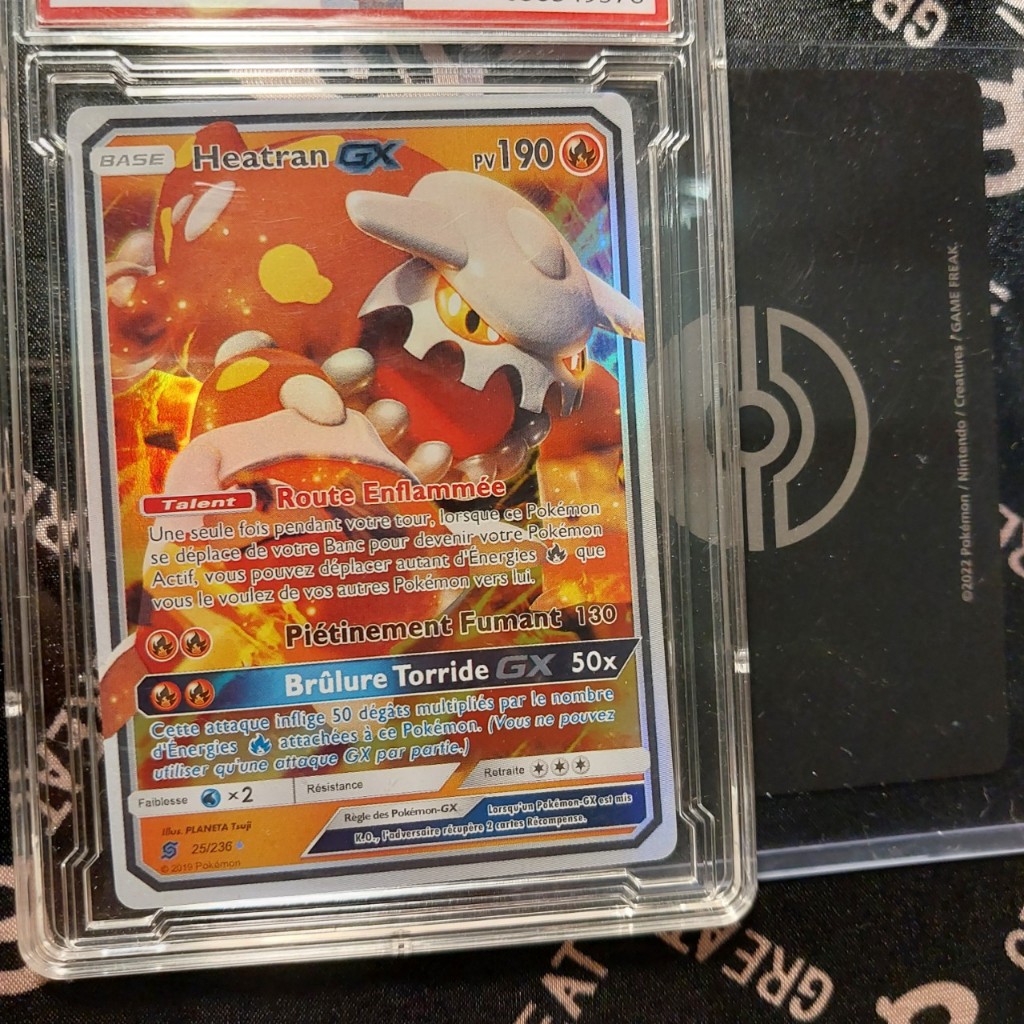 [Pokemon Phap]the TCG Heatran GX 525 236 volcanic bear Holo Ultra Rare ...