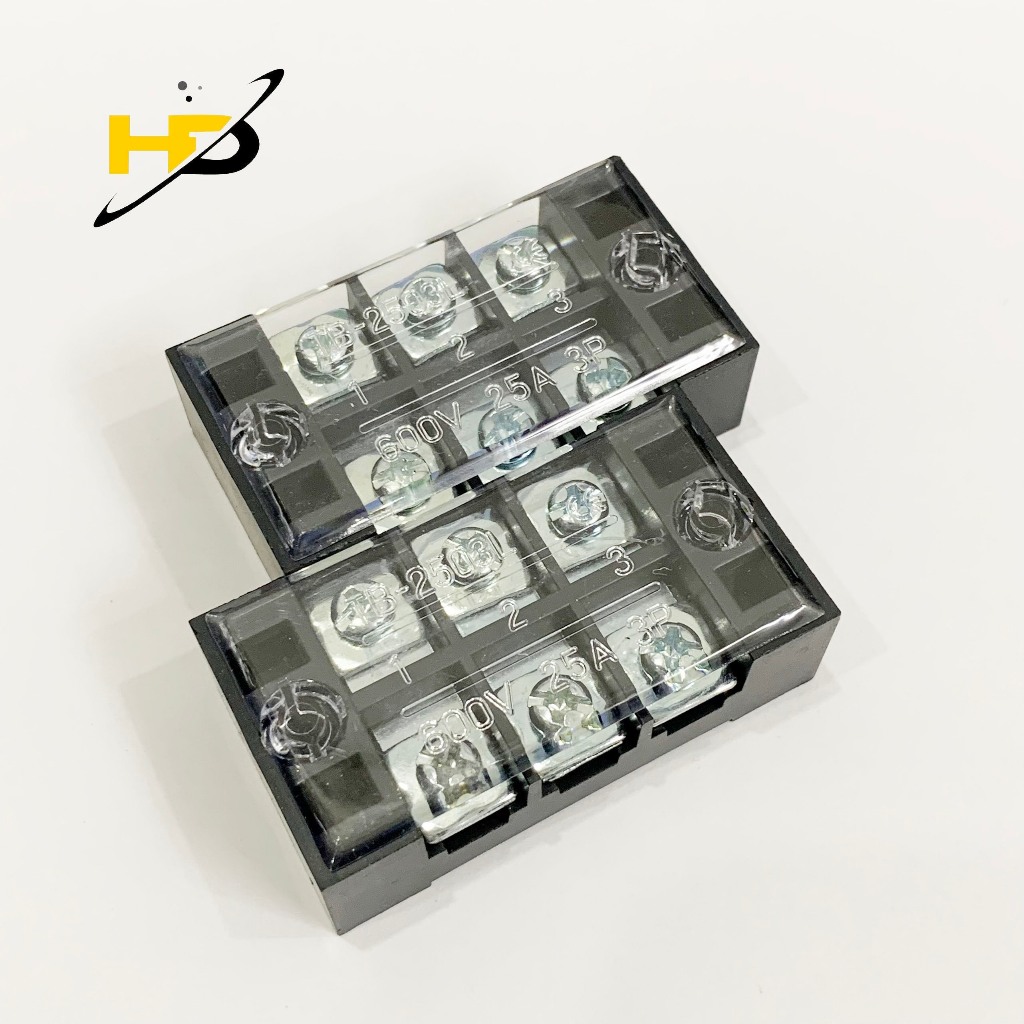 Domino 3 Phase - Electrical Cabinet Connector 25A 600V TB-2503L ...