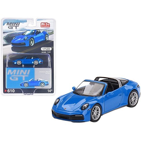 Genuine Porsche 911 Targa 4S Shark Blue 610 Car Model MiniGT 1:64 Scale ...