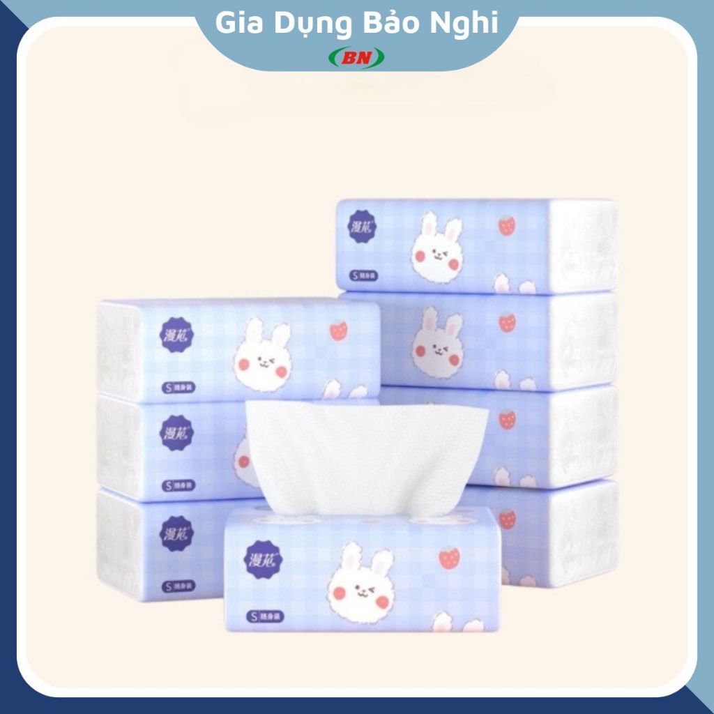 Tissue, Rabbit Tissue, 1 Pack of 4-Layer Green Rabbit Tissue (176 ...