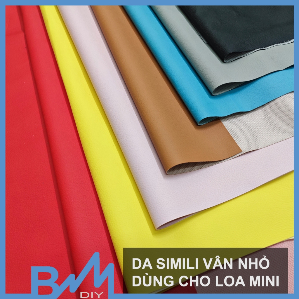 Small grain simili leather covers colorful 2-way stretch mini speakers ...
