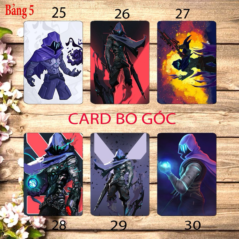Omen valorant rounded corner card with 6 different images/ Omen card ...