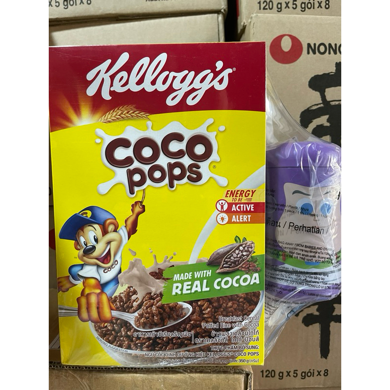 (Combo Of 2 boxes_ free random bottle)(date April 25) Kelloggs Coco ...