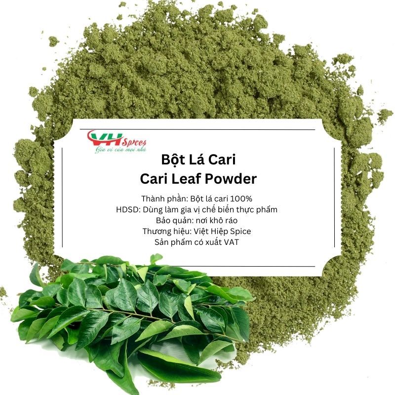 Vietnamese Pure Curry Leaf Powder (Cari Leaf Powder) Viet Hiep | Shopee ...
