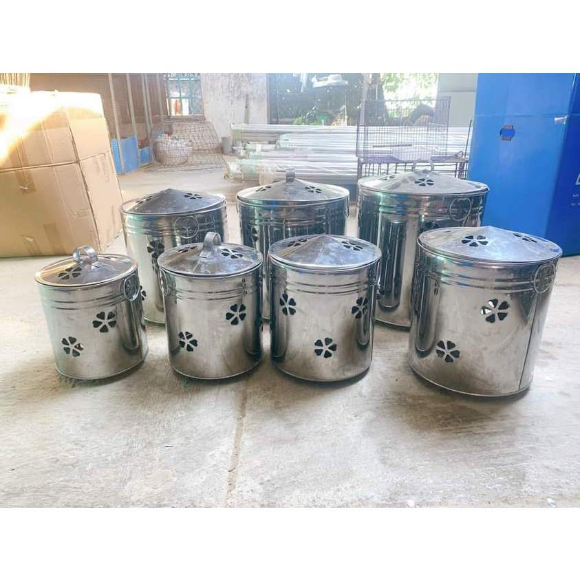 Votive paper burning barrel, gold making barrel, stainless steel votive ...