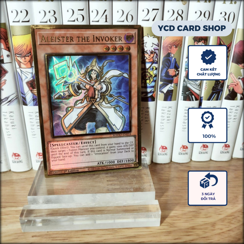 Genuine yugioh card Aleister the Invoker (alternate art) – Premium Gold ...