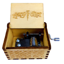 Harry Potter Engraved Wooden Music Box | Shopee Philippines