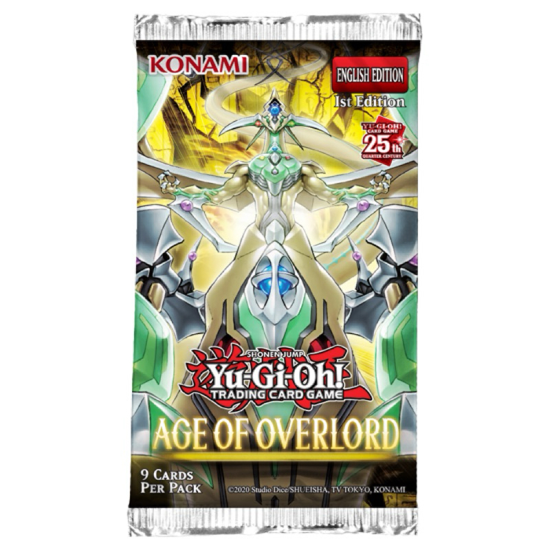 [1 Pack] Yu-Gi-Oh! Sealed Booster BOX Age of Overlord (AGOV) | Shopee Philippines