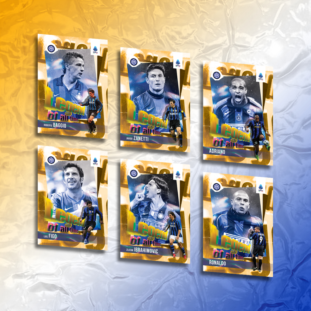 Inter MILAN LEGEND OF ALL TIME Football Player Card | Sky LABELS ...
