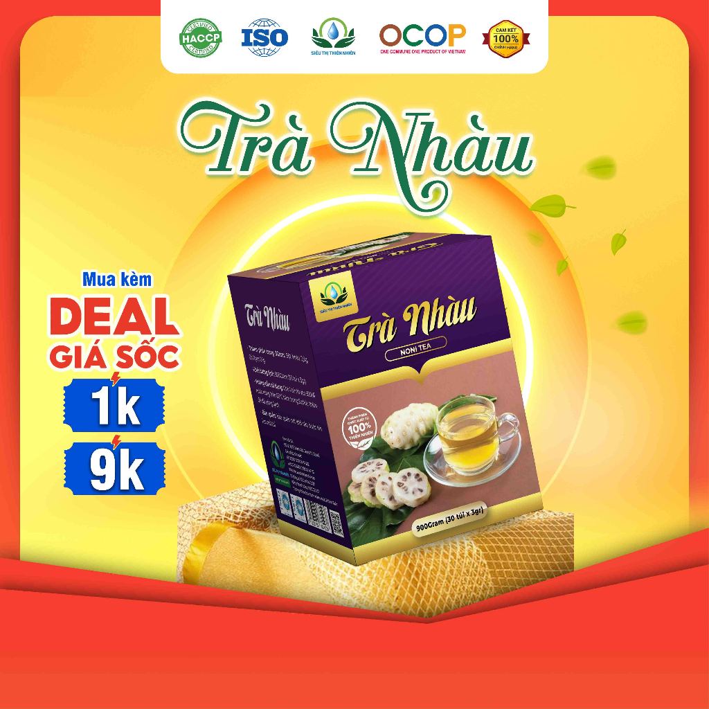 Box of 30 bags of Noni Fruit Tea - Supports Digestion, Laxative ...