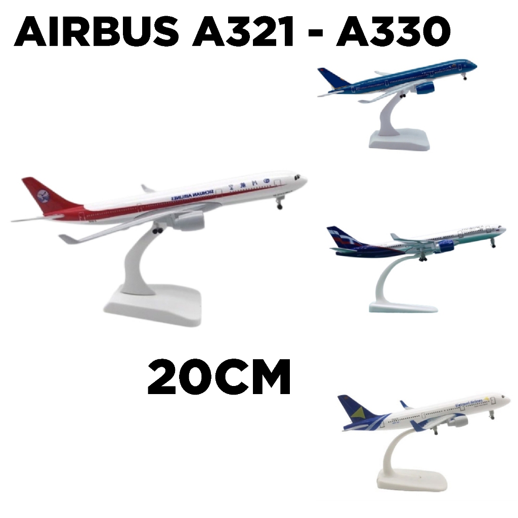 Airbus A330 A321 series metal aircraft model comes with 20cm detachable ...