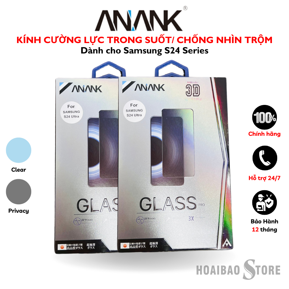 [GENUINE] Anank tempered glass for Samsung Galaxy S24 series | Shopee ...