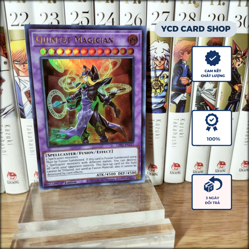 Genuine Yugioh Card Quintet Magician – Ultra Rare | Shopee Philippines