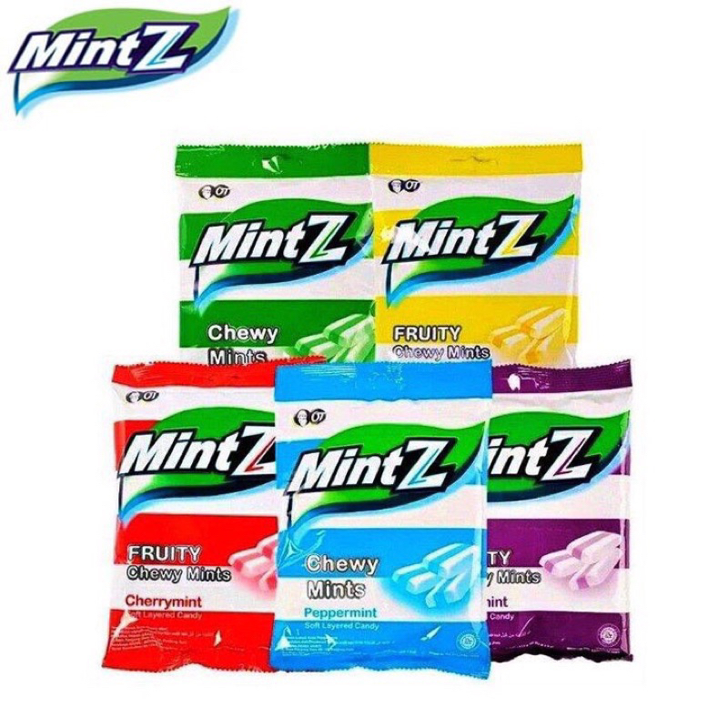 Mintz Peppermint soft candy 115g (50 tablets) imported from Indonesia ...