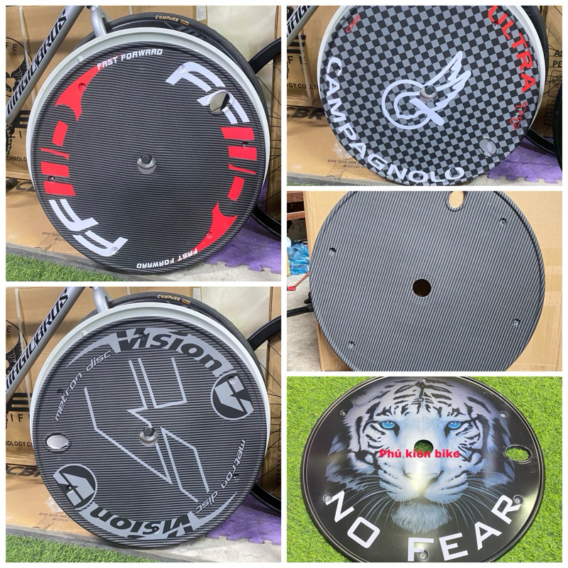 Fixed gear bicycle rim covers for 700C wheels, a set of 2 sides that ...