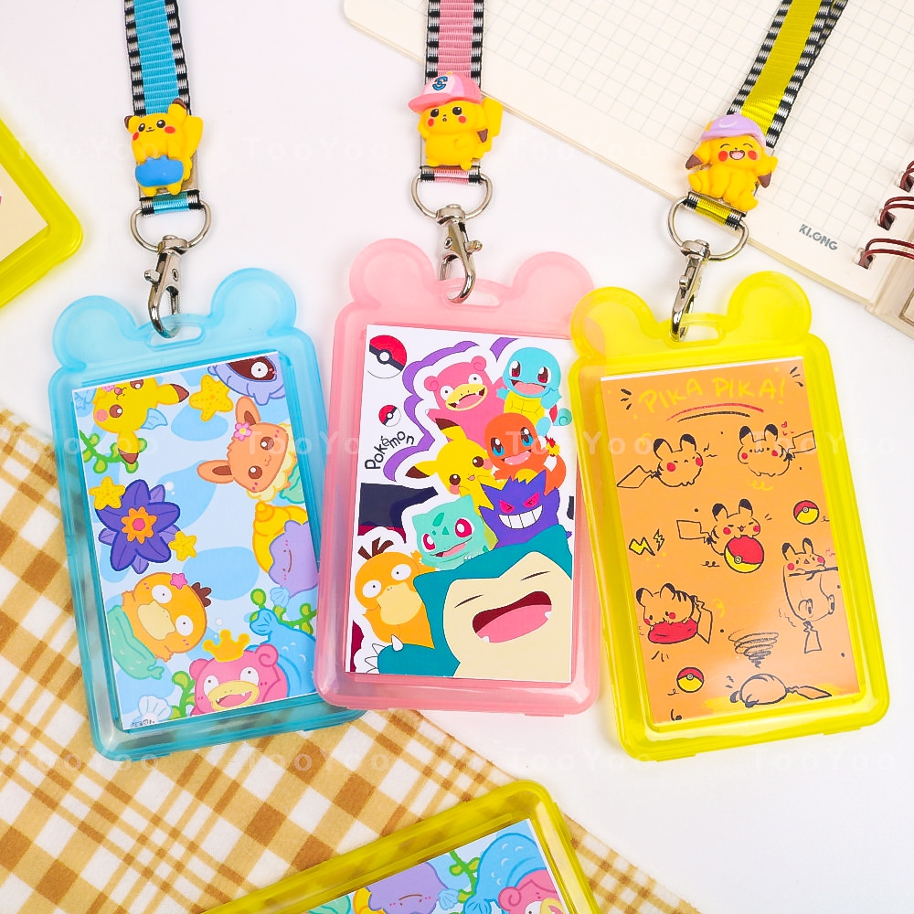 Cute Pikachu name tag and tag strap TooYoo BK00825 | Shopee Philippines