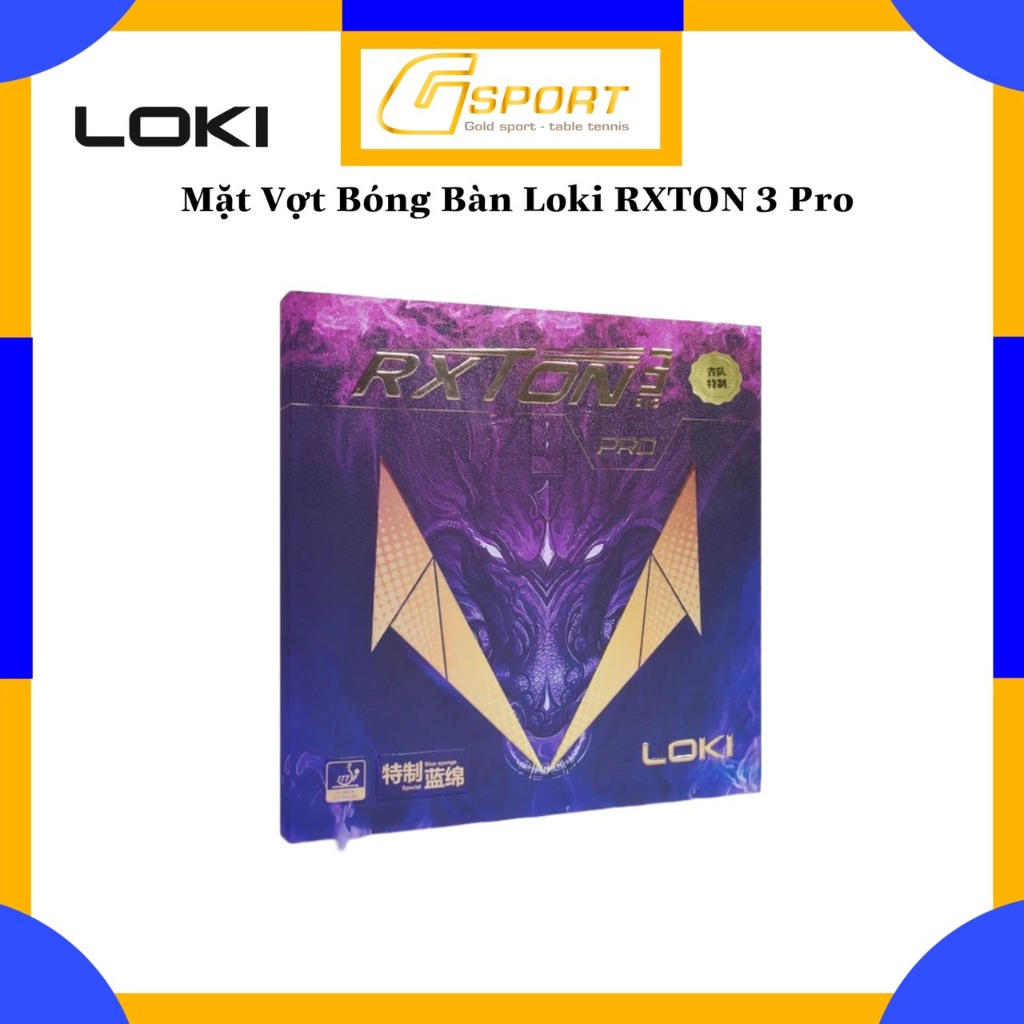 Loki RXTON 3 PRO Table Tennis Racket - Genuine Loki Premium Table ...