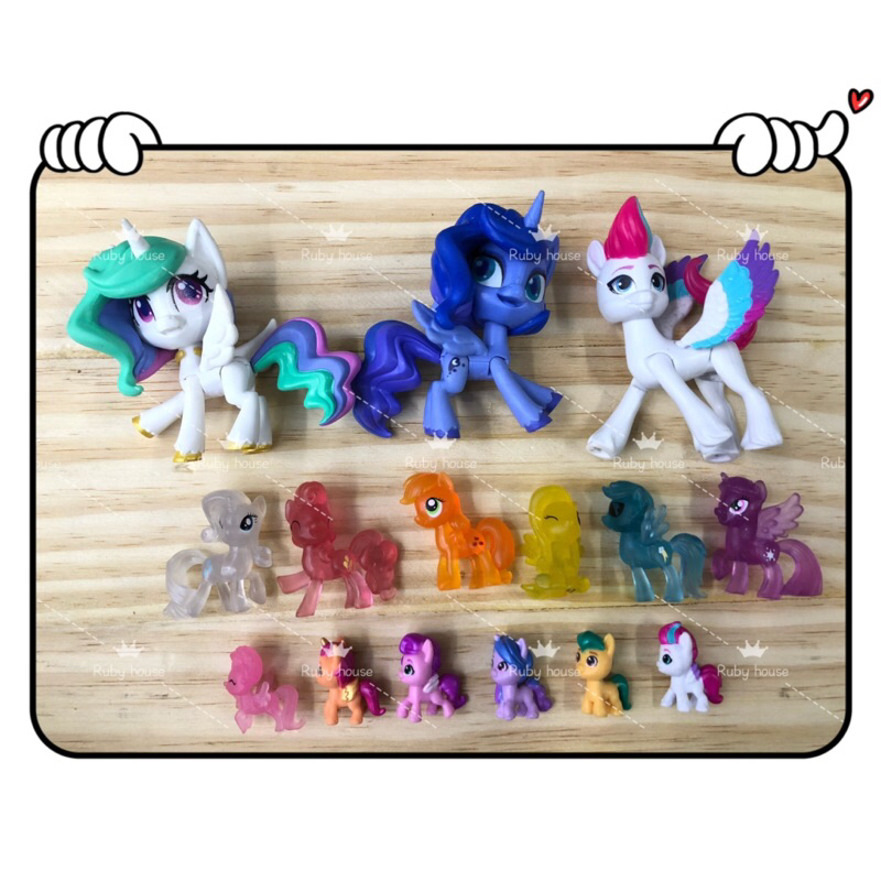 Pony With Many Genuine Hasbro Models {nobox} | Shopee Philippines