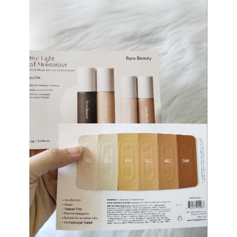 Sample/ sample of Rare Beauty foundation | Shopee Philippines