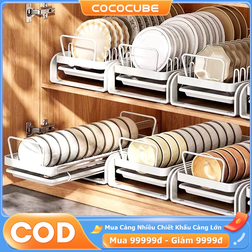 Coco Built-in Pull-Out Dish Storage Rack in Kitchen Cabinet Pull-Out ...