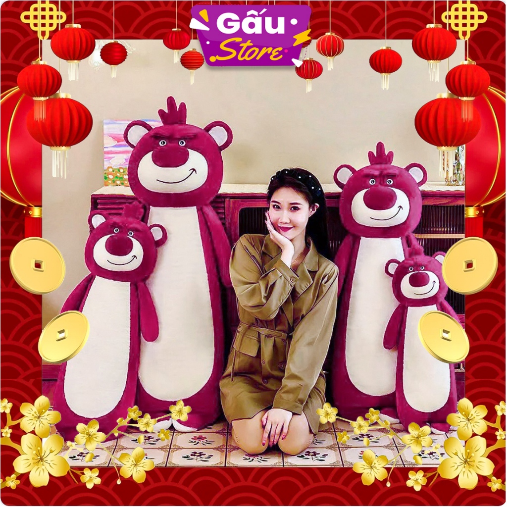 Lotso strawberry teddy bear in pillow form, super cute, lotso ...