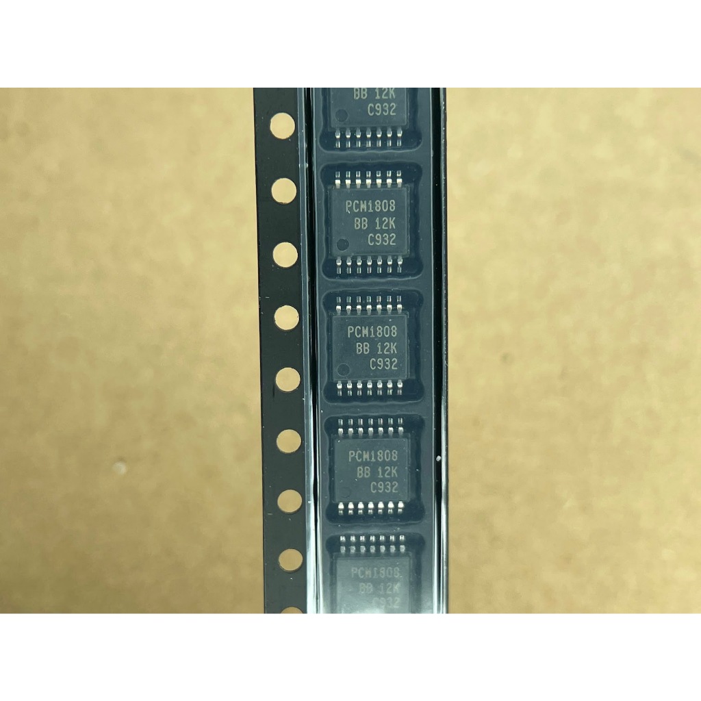 PCM1808 PCM1808PWR 24-bit ADC signal converter IC, 99-dB SNR, 96-kHz ...