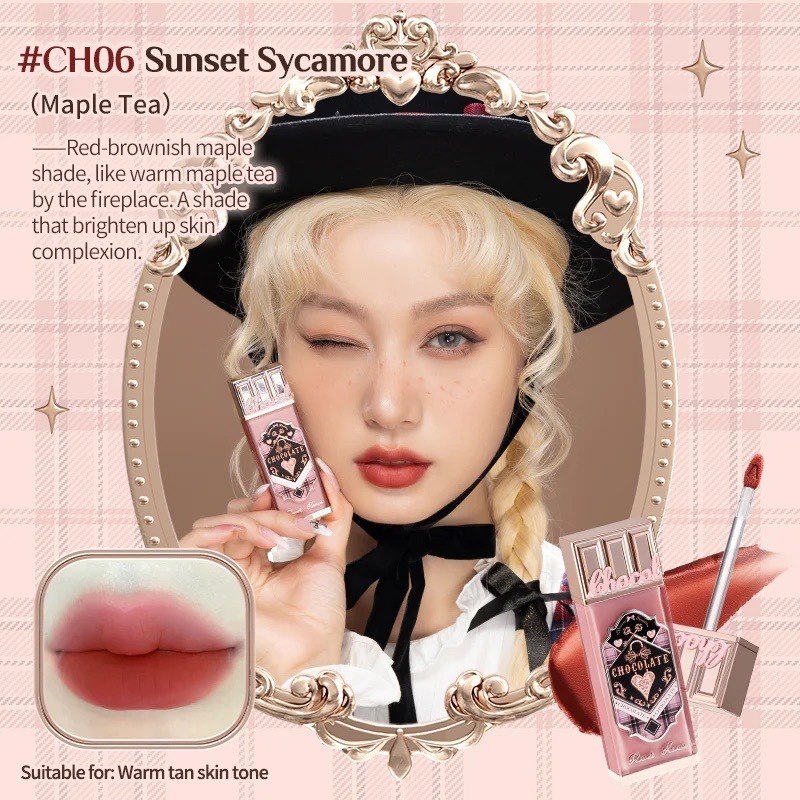 Flower Knows chocolate lipstick color CH06 | Shopee Philippines