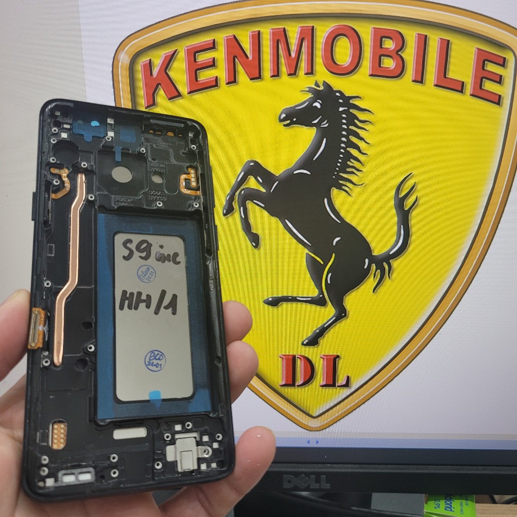 Screen Compatible SS S9 / SM-G960F, INCELL Type, Frameless, Black ...