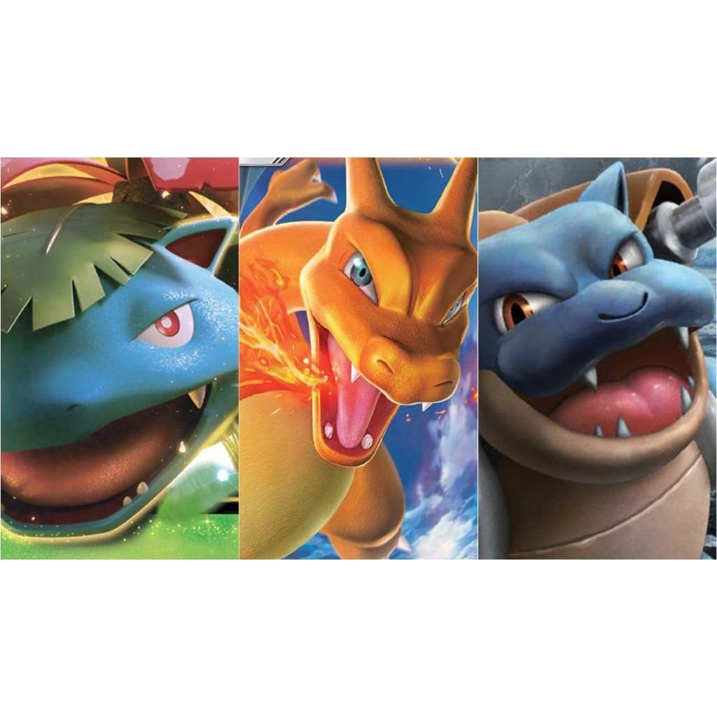 Pokemon Set Level 3 gen 1: Venusaur, Charizard, Blastoise | Shopee ...