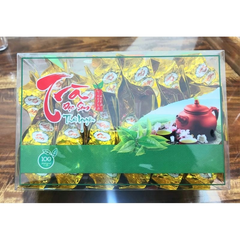 Premium Tan Cuong Thai Nguyen tea canned 200g = 20 packs of 10g ...