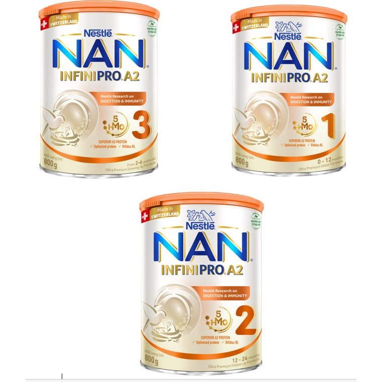 NAN INFINIPRO A2 Milk 800g No. 3/2/1 | Shopee Philippines