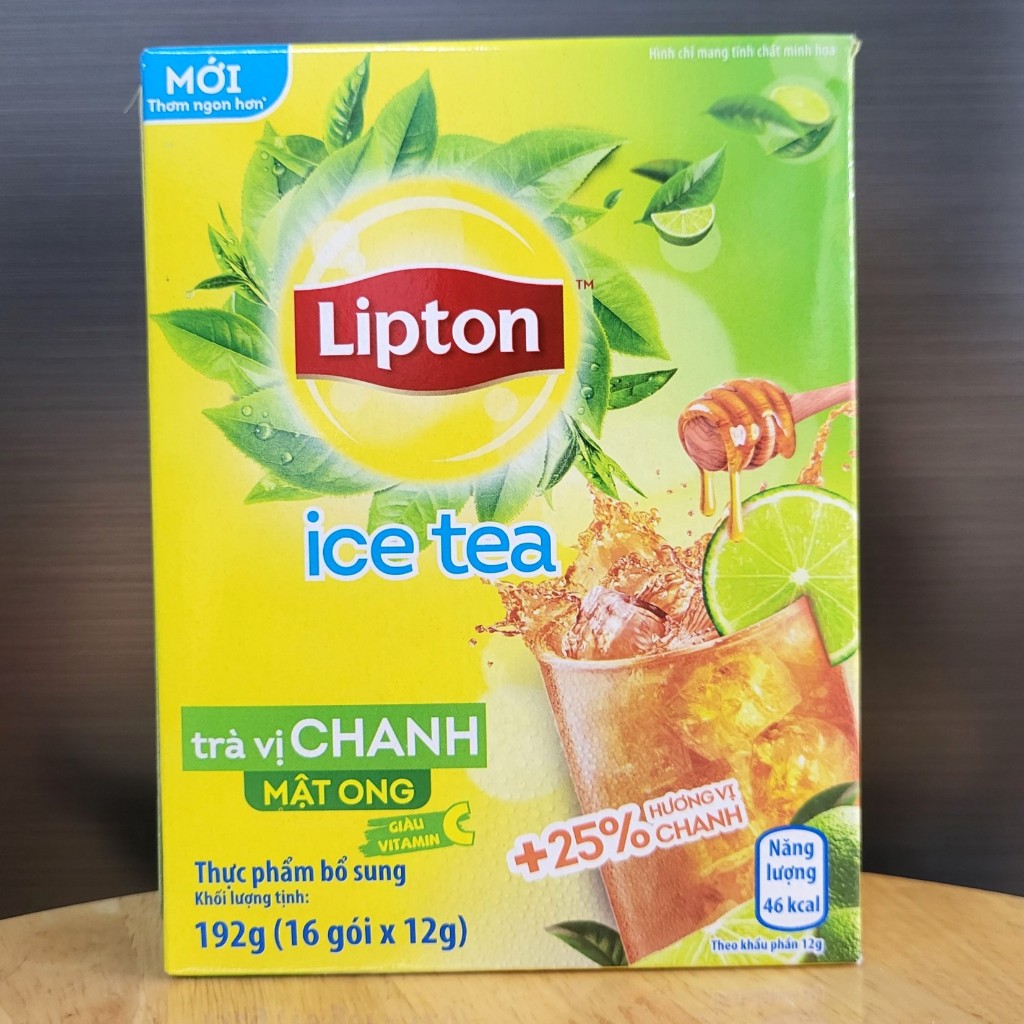 Lipton - box of Lemon 192g - INSTANT Honey Lemon Tea / Lemon with Honey ...