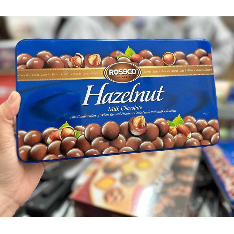 Rossco Almond Milk Chocolate Candy/ Hazelnuts Box 180G | Shopee Philippines