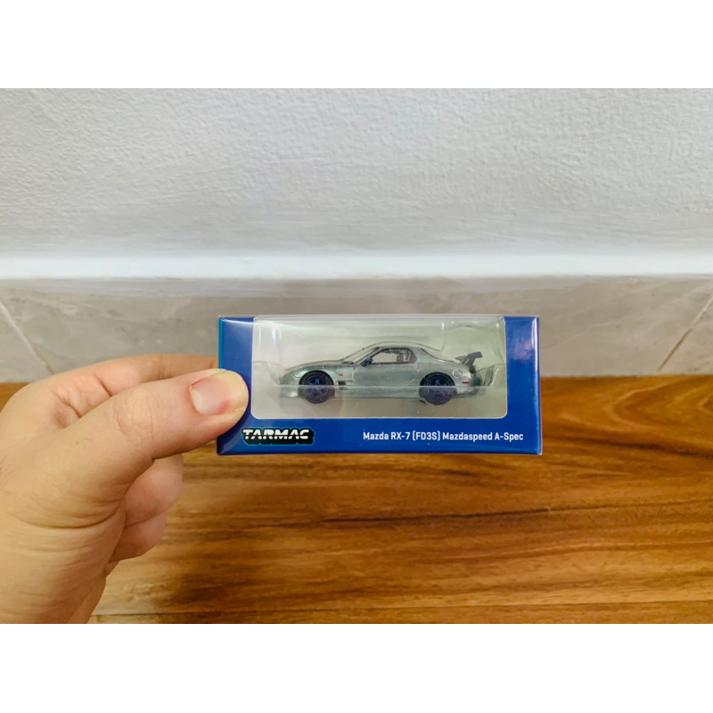 Vehicle Scale 1:64 Tarmac Works Global64 Mazda RX-7 FD3S Mazdaspeed A-Spec chase version ...