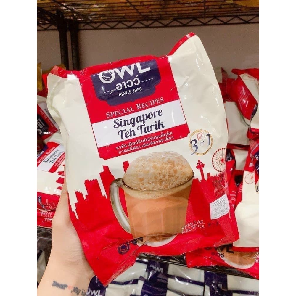 Owl Singapore milk tea imported from Thailand - bag of 12 packs ...