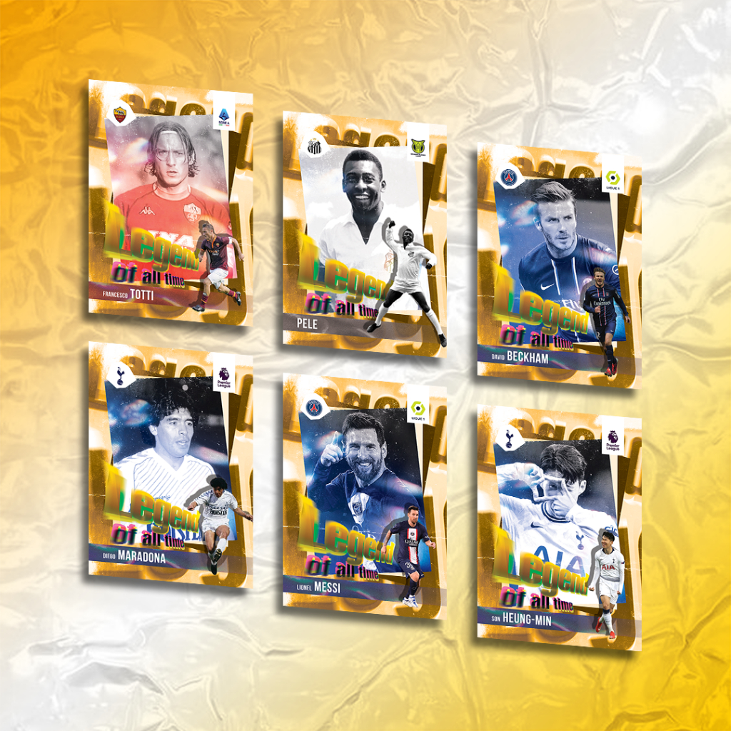 Psg TOTTENHAM LEGEND OF ALL TIME Football Player Card | Sky LABELS ...