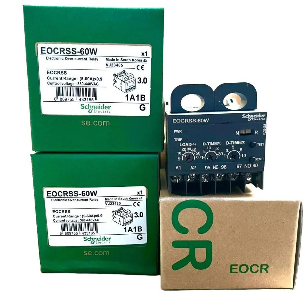Schneider EOCRSS electronic current protection relay, EOCRSS-60W, EOCR Power voltage 380V ...