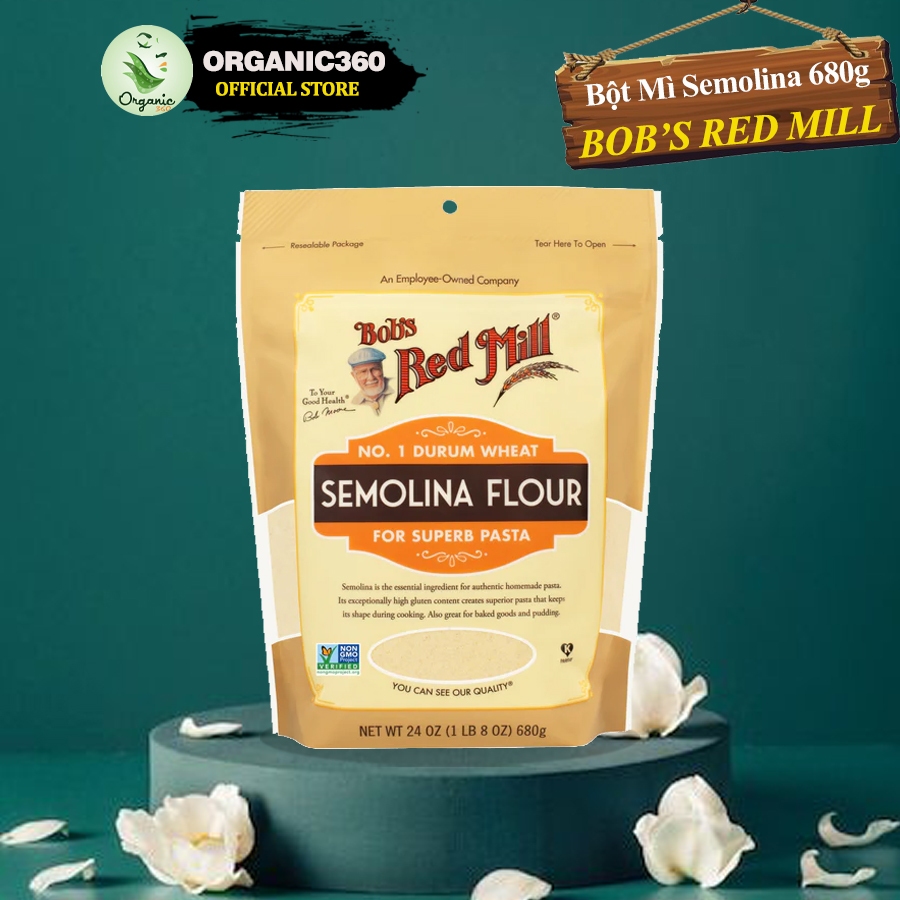 Bob's RED MILL Non-GMO Whole Semolina Flour 680g | Shopee Philippines