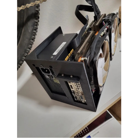 Frame for egpu, flexible egpu mounting base, supports sfx or atx power ...