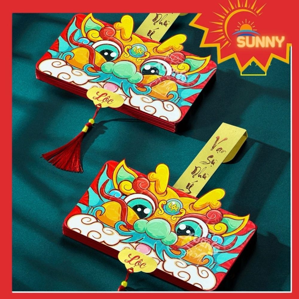 2-compartment lucky money envelope for the year of the dragon 2026 ...