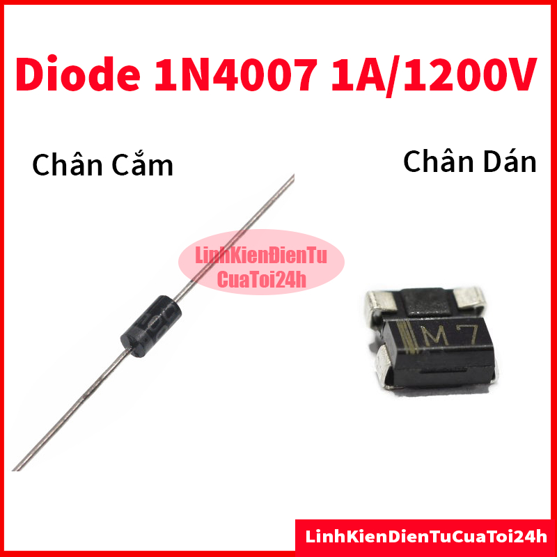 Bag Of 10 Children - Rectifying Diode Series 1A / 1200V 1N4007 IN4007 ...