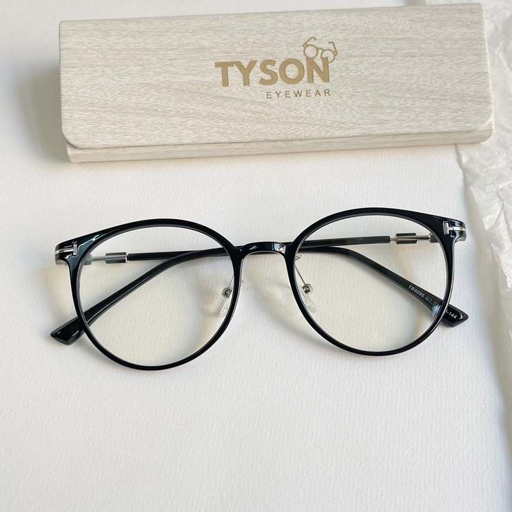 Tyson round plastic eyeglass frames, close-fitting fashion eyeglasses ...