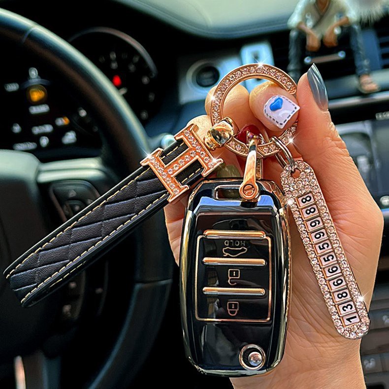Chrome Plated Key Case for Kia Morning On, Cerato, K3, Rondo, Rio ...