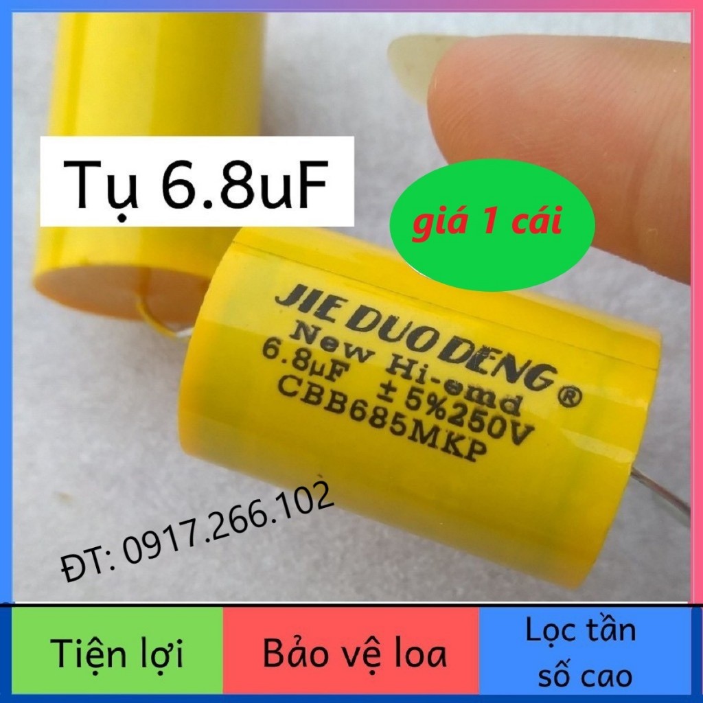 6.8uf MID speaker crossover capacitor - MIDDLE SPEAKER CAPACITOR - MID ...